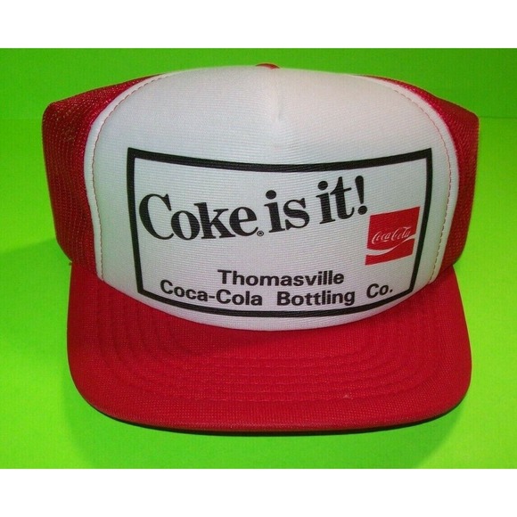 Coca Cola | Shirts | Coca Cola Baseball Cap Hat Red 98s Vintage Coke Is ...